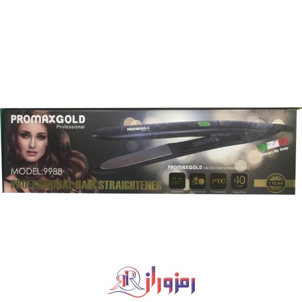 مشخصات، قیمت و خرید اتو مو پرومکس گلد promax gold مدل 9988 | رمزوراز ...