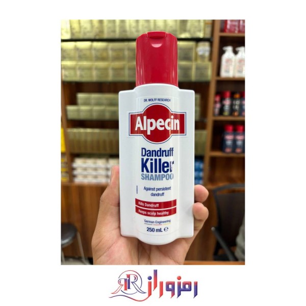 مشخصات، قیمت و خرید شامپو ضد شوره سر آلپسین Dandruff Killer حجم 250 میل ...